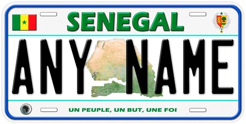 Senegal Any Name Personalized Novelty Car License Plate | eBay