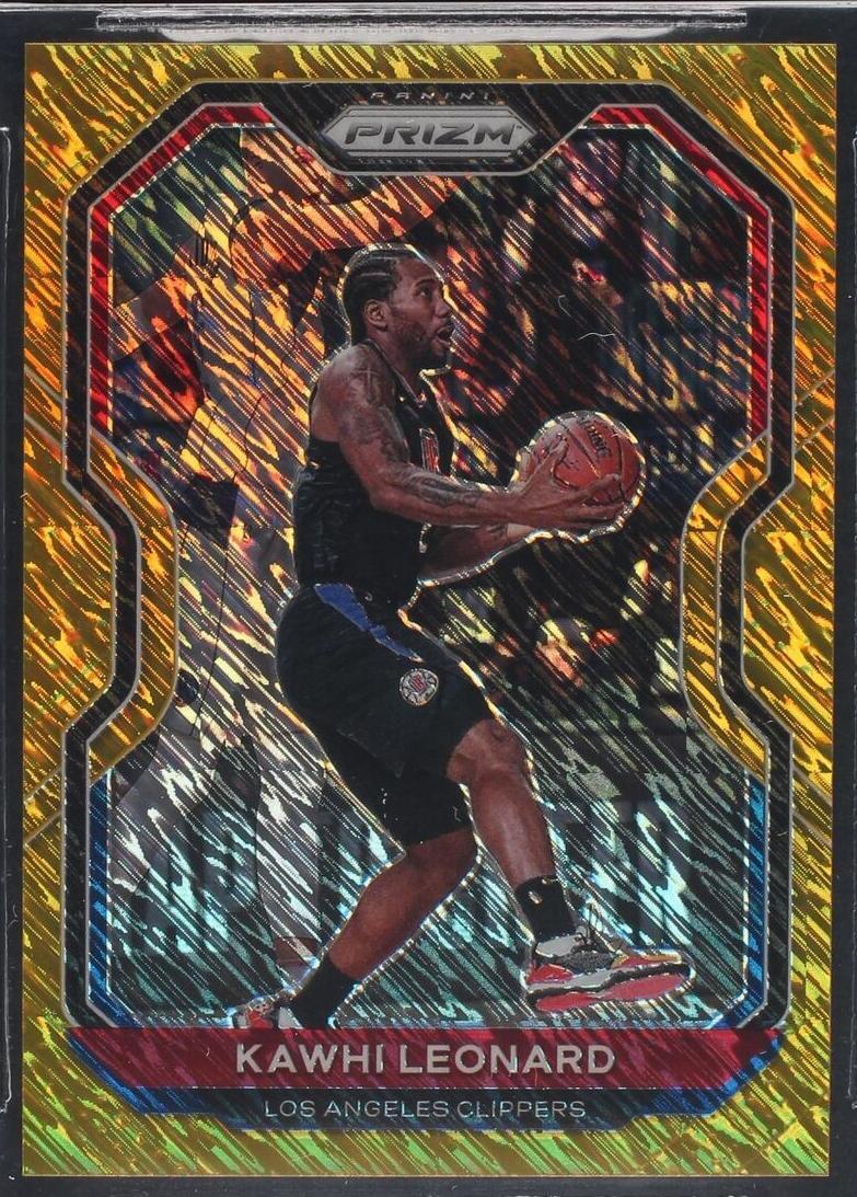 2020-21 Panini Prizm - Kawhi Leonard #209 Gold Shimmer Prizm /10 for ...
