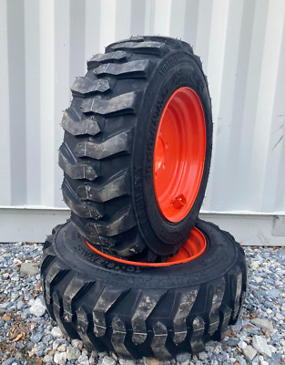 2 NEW 10-16.5 6 lug Tires/Wheels/Rims for Kubota Tractor & more -10x16 ...