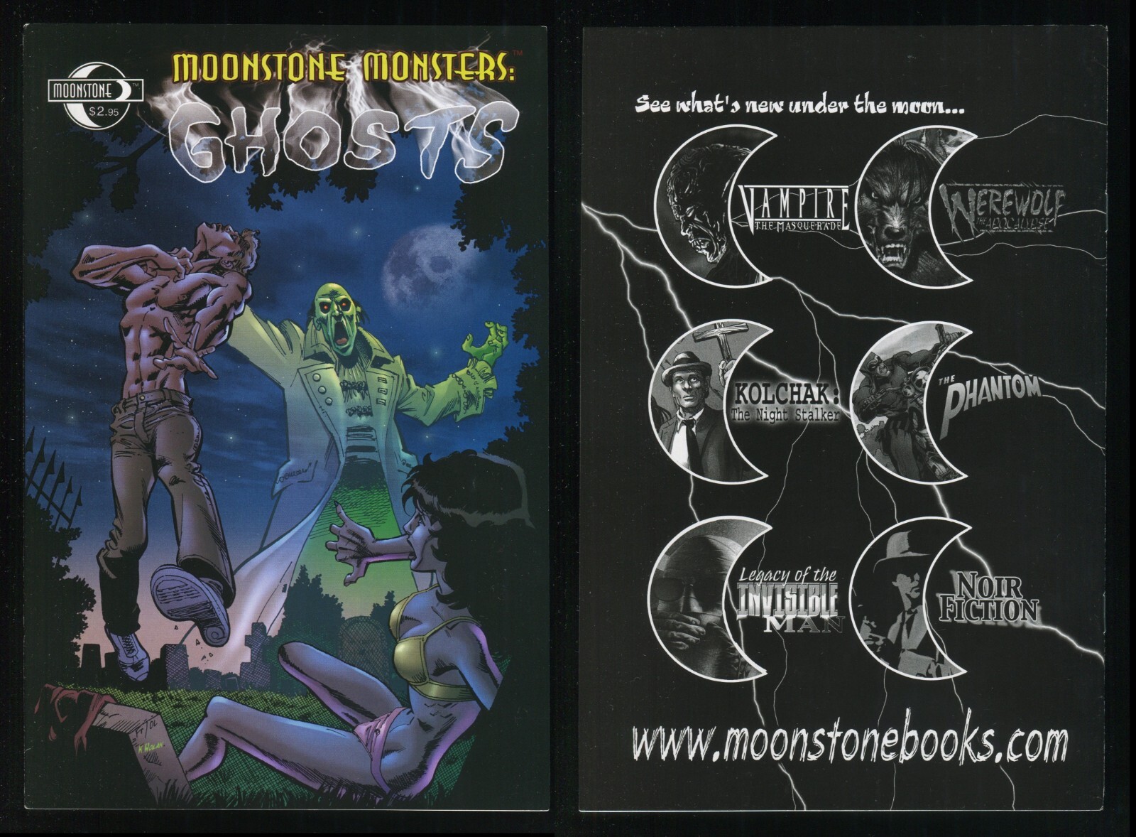 Moonstone Monsters Comic Lot Horror Werewolf Mummy Vampire Demon Zombie ...