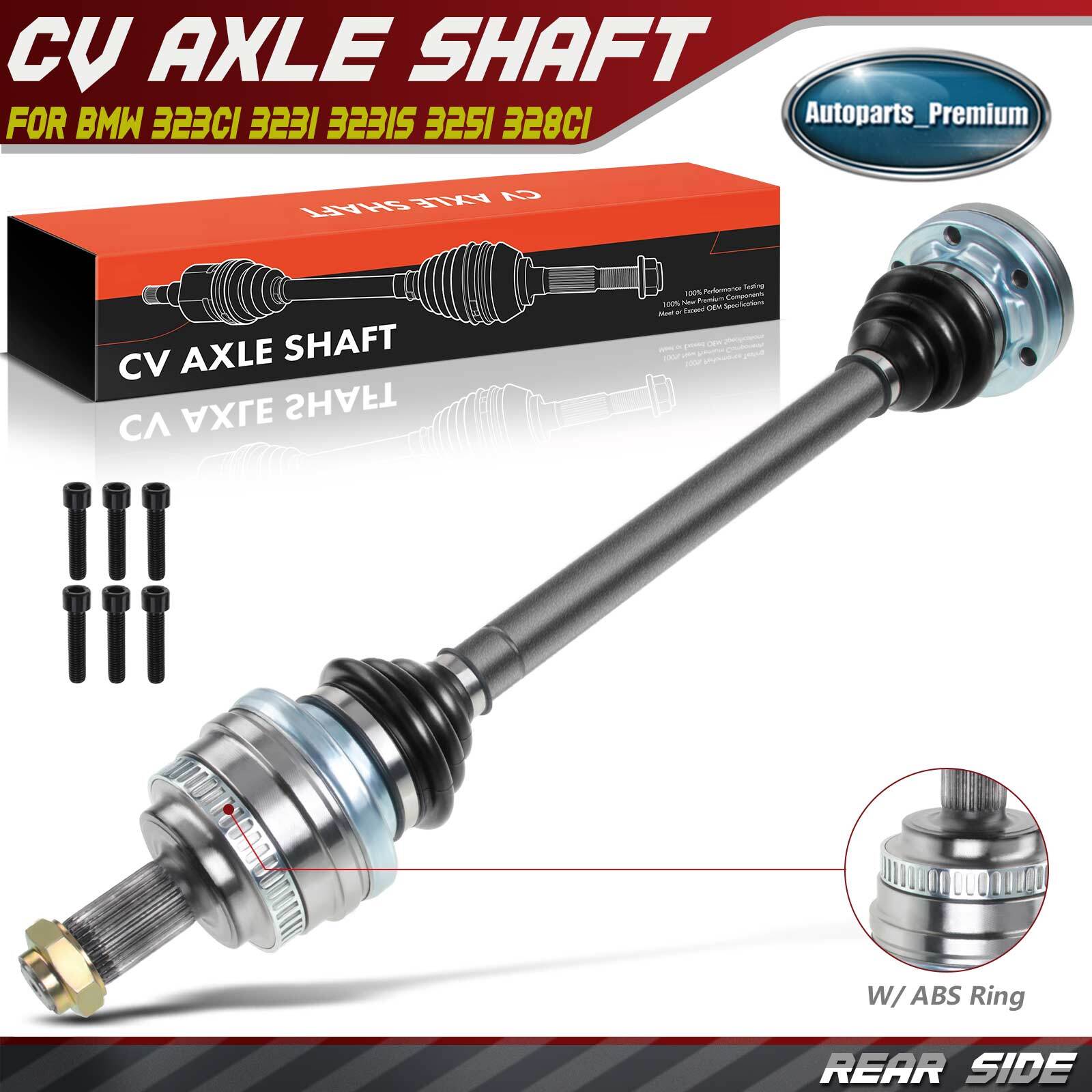 Rear Left or Right CV Axle Assembly for BMW E36 E46 323Ci 323i 323is ...