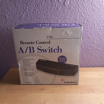 Radio Shack Remote Control A/B Switch 2 Way Video Source Switcher 15 ...