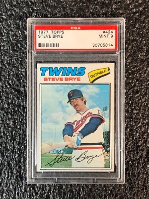 1977 Topps Baseball #424 Steve Brye PSA 9 | eBay