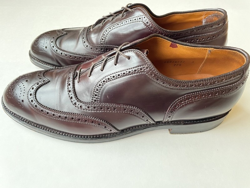 Alden 974 Color 8 Shell Cordovan Wing Tip Bal | Alden Model Project