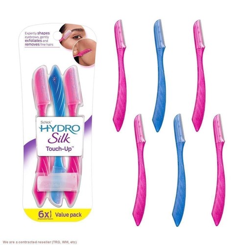 Schick Hydro Silk Touch-Up Dermaplaning Tool with Precision Cover - 6 ...