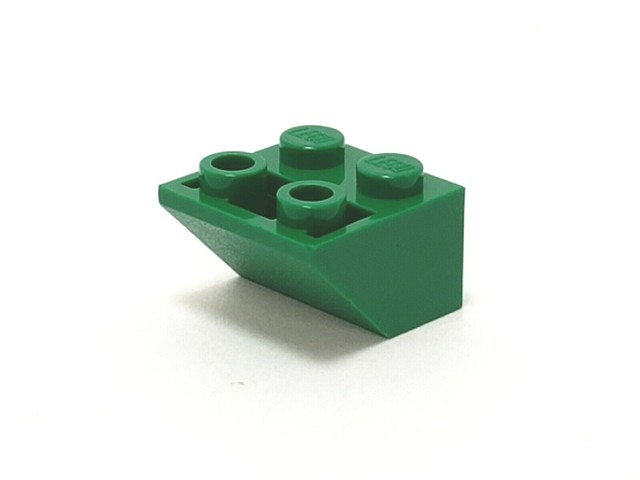 14 Pieces NEW Genuine LEGO 2x2 Inverted 45 Slope Roof Tile Green #3660 ...