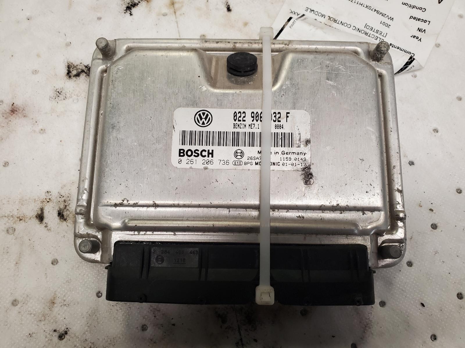 VOLKSWAGEN EUROVAN Engine Brain Box Electronic Control Module; engine ...