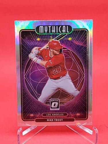 Mike Trout 2021 Donruss Optic #M9 Mythical Silver Holo Prizm Los ...