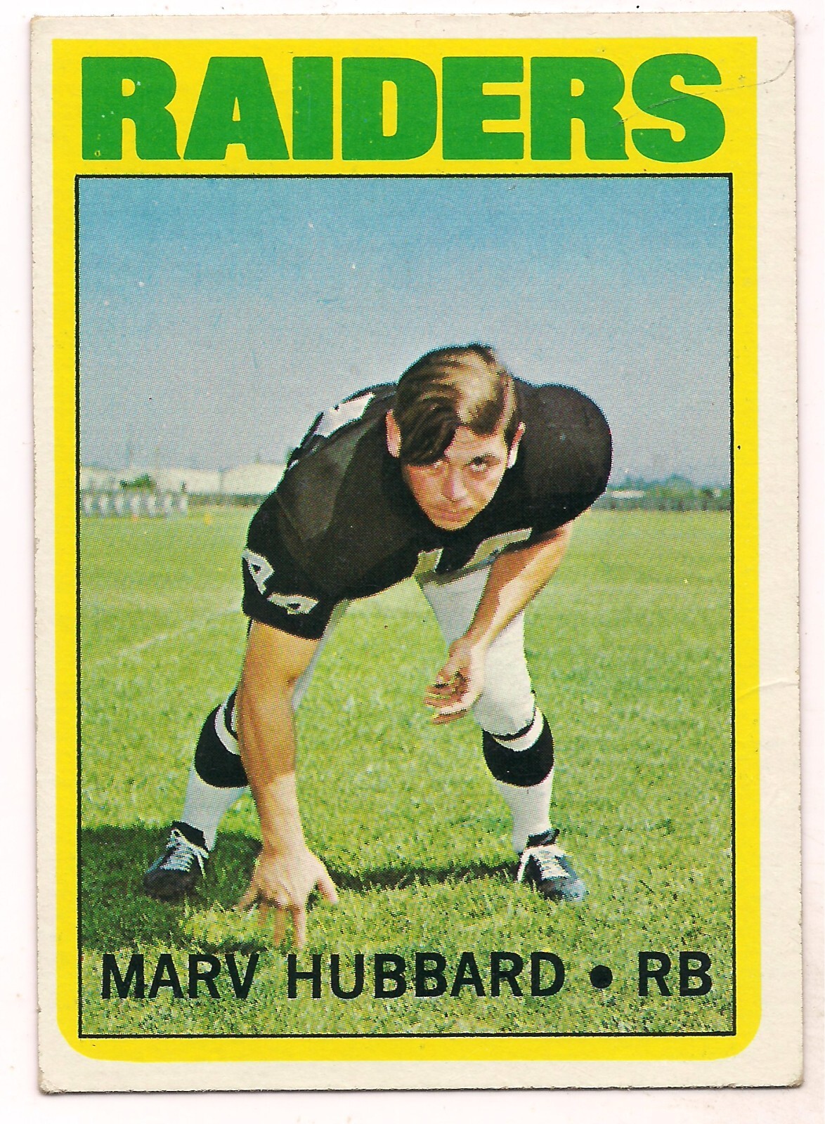 1972 Topps Rookie Marv Hubbard Oakland Raiders #54 | eBay