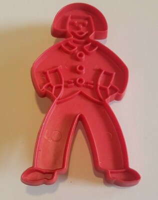 Vintage Tupperware Red Gingerbread Man Cookie Cutter | eBay