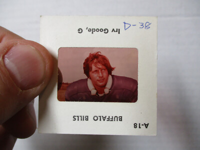 Vintage 1970's Irv Goode Buffalo Bills Picture Slide 2 Inches | eBay