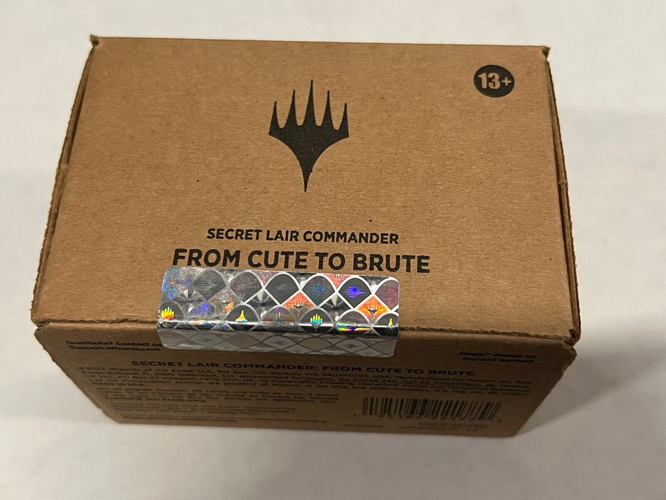 MTG Secret Lair Sealed Commander Deck: From Cute to Brute - NEW SEALED ...