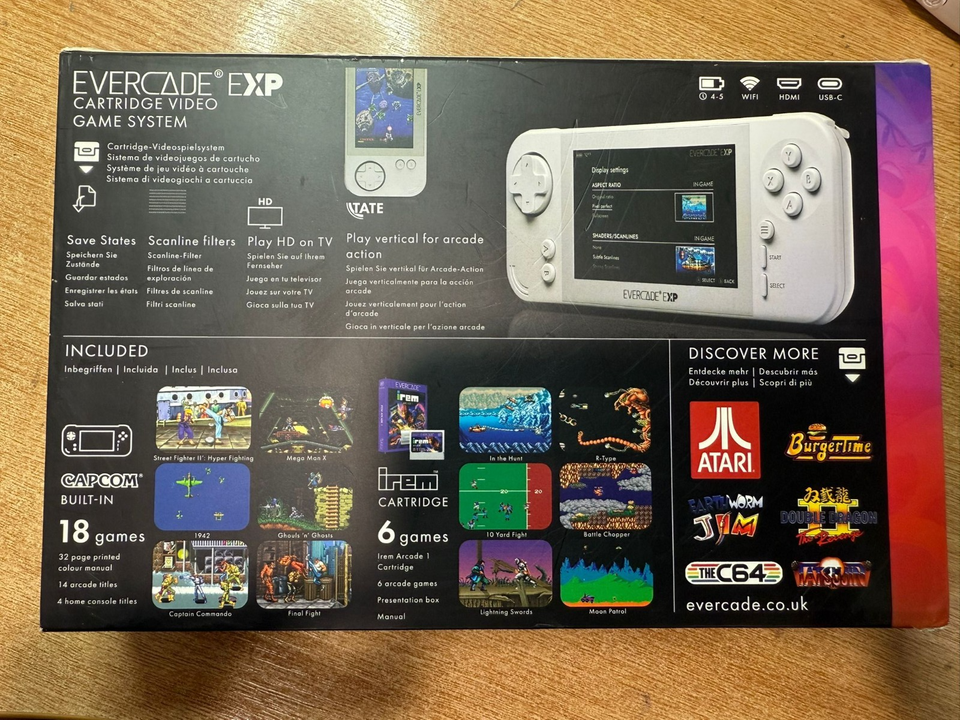 Evercade Exp Console with Capcom Collection (Read Description) | eBay UK