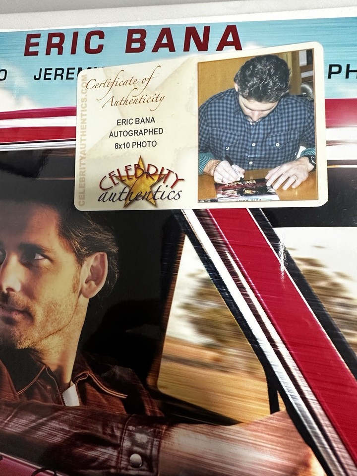 Eric Bana Firmato Love The Beast 8x10 Foto. Celebrità Autentica Coa | eBay
