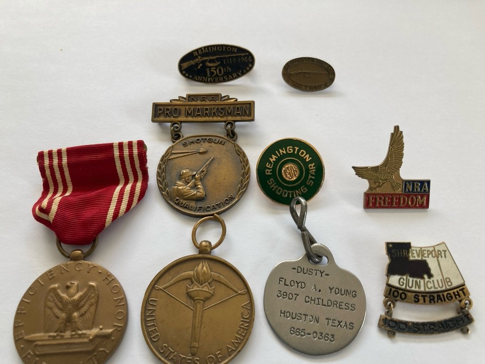 Vintage Pins lot of 9 Shooting Competition/ Accomplishments Pins | eBay