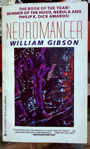 NEUROMANCER *SIGNED* by William Gibson - Ace Paperback Edition | eBay