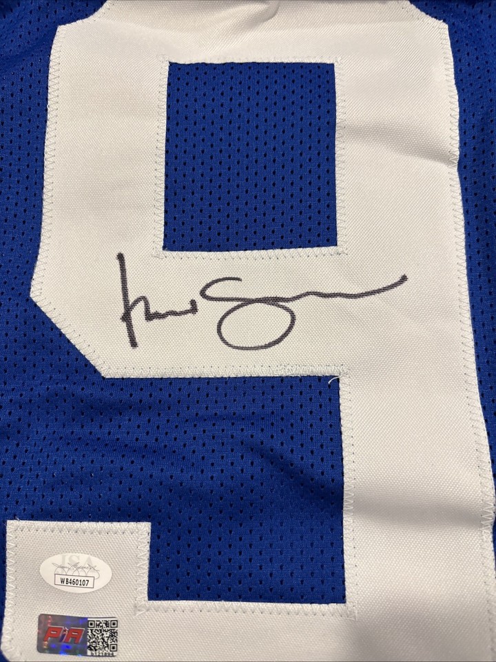 Isaiah Simmons Autographed Signed XL Custom Giants Jersey-JSA Witnessed ...