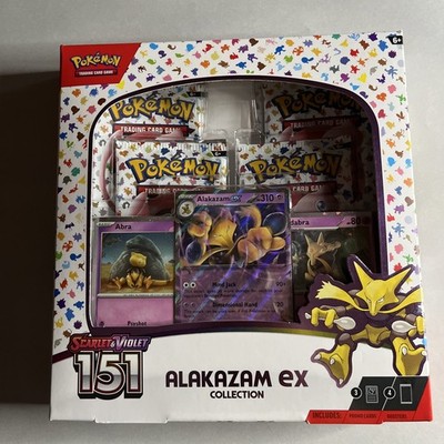 Pokémon Scarlet & Violet 151 Alakazam ex Collection Booster Box TCG New ...