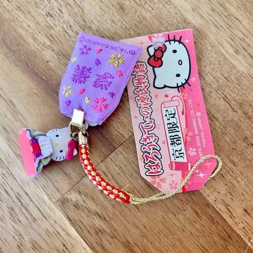 Hello Kitty Kyoto Limited Genji Amulet Strap Used japan | eBay