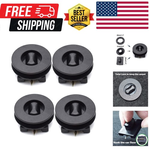 4PCS Car Carpet Fixing Clips, Interior Anti-Slip Locking Fastener Clips ...