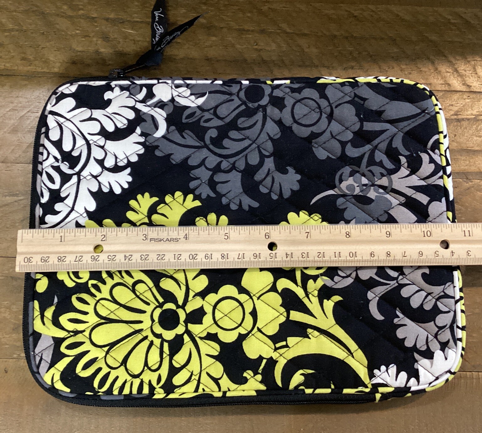 VERA BRADLEY BAROQUE QUILTED TABLET CASE/STORAGE BLAC… - Gem