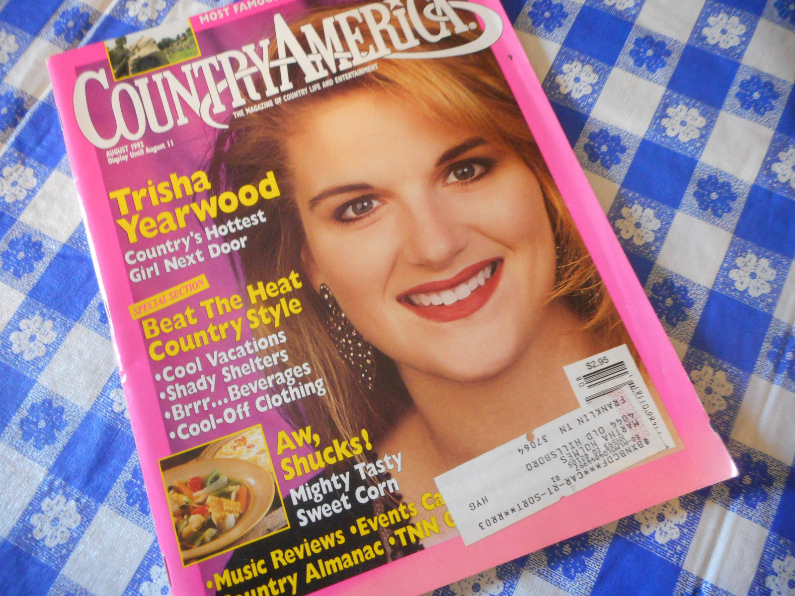 Trisha Yearwood Covers Country America Magazine August 1992 Paul ...