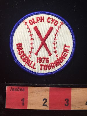 OLPH CYO 1976 Baseball Tournament Patch Selma TX Our Lady Of Perpetual ...