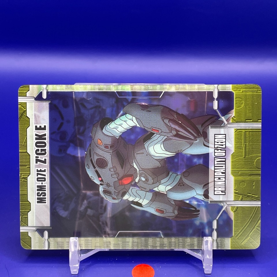 MSM-07E Z'Gok E Gundam Wafers TCG Card Game MORINAGA BANDAI Japanese ...