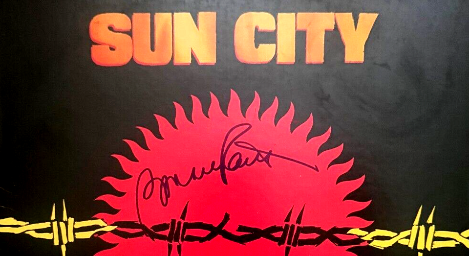 The '"Sun City" album signed by Bonnie Raitt | eBay