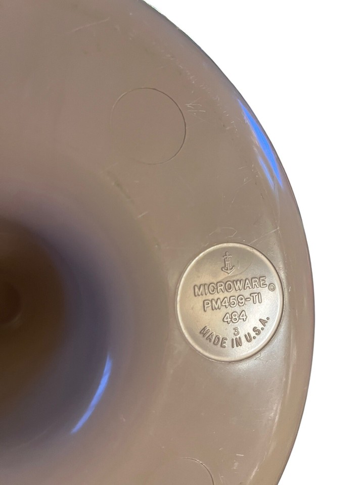 Vintage Anchor Hocking Microware 9" Microwave Bundt Cake Ring & Muffin ...