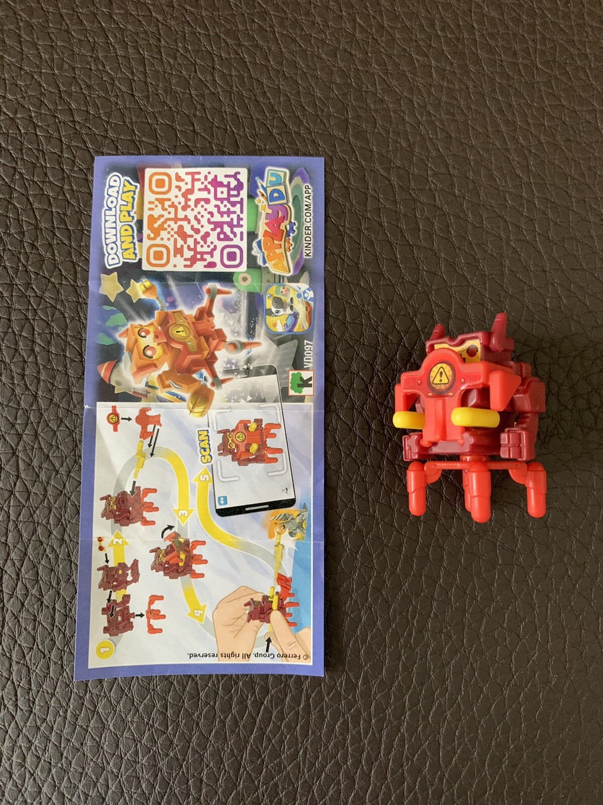 Kinder VD097 - Robot rouge + BPZ | eBay