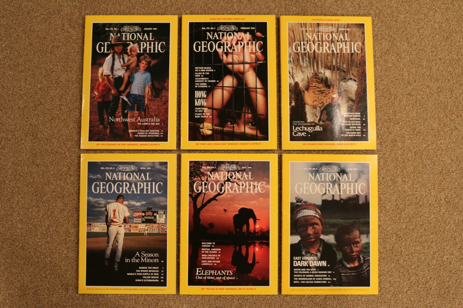 National Geographic Magazine 1991 Complete Year set w/Slipcases | eBay UK