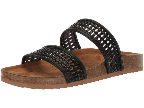 NEW Indigo Rd Suze5 Open Toe Casual Slide Comfort Sandals in Black ...