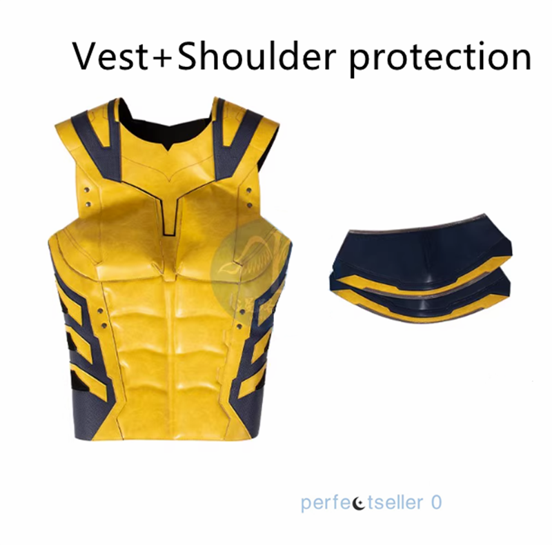 Deadpool 3 Wolverine Bodysuit Vest Leather Clothes Cosplay Halloween ...