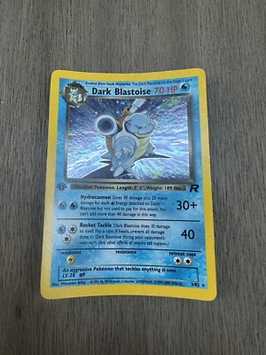 Dark Blastoise 1st Edition Pokemon Card | eBay