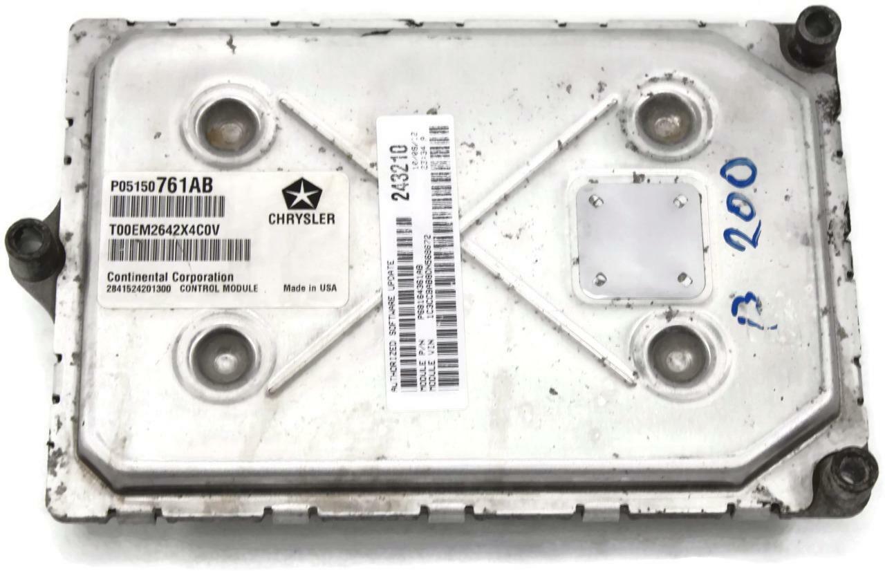 2013 CHRYSLER 200 DODGE AVENGER COMPUTER BRAIN ENGINE CONTROL MODULE ...