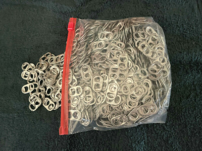 1000 Aluminum Tab Tops Beer Can Soda Pop Jewelry Crafts Metal Art Craft ...