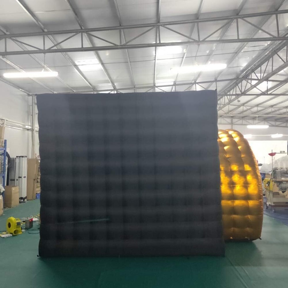 Inflatable Photo Booth Tent With LED Lights Selfie Party Event House ...