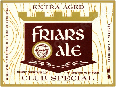 Friars Ale 9" x 12" Metal Sign | eBay