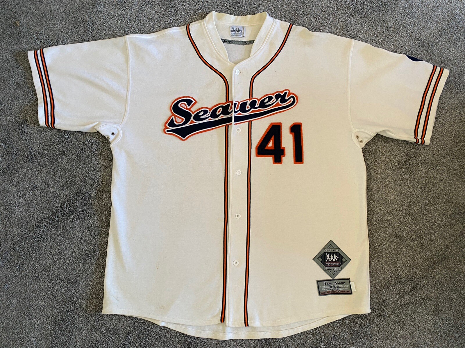 Legends Collection Tom Seaver MLB Major League Baseball Jersey Men’s ...