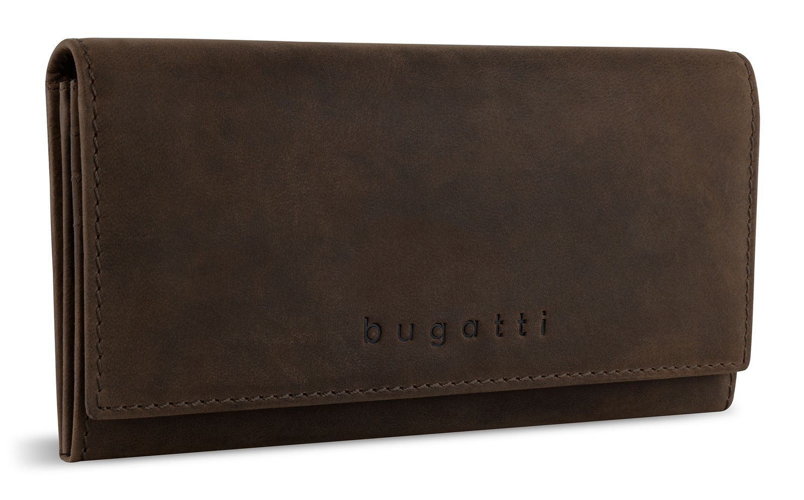 bugatti Ladies Long Wallet With Flap Brown | eBay