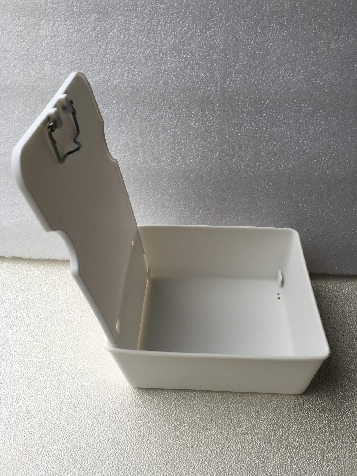 1 Pc Whiite Dental Laboratory Working Case Pan Tray With Clip Holder ...