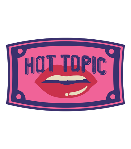Hot Topic Lips Vintage Vinyl Decal Sticker - 3 Pack | eBay