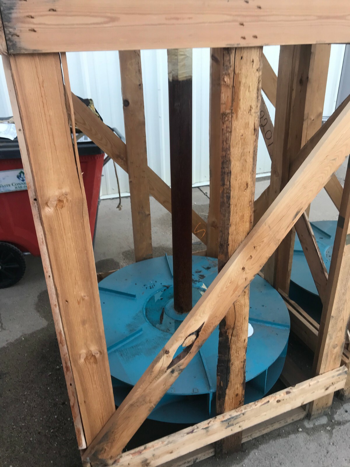 BLOWER IMPELLER WITH SHAFT & SKF BEARING SAF 22517/C3 | eBay