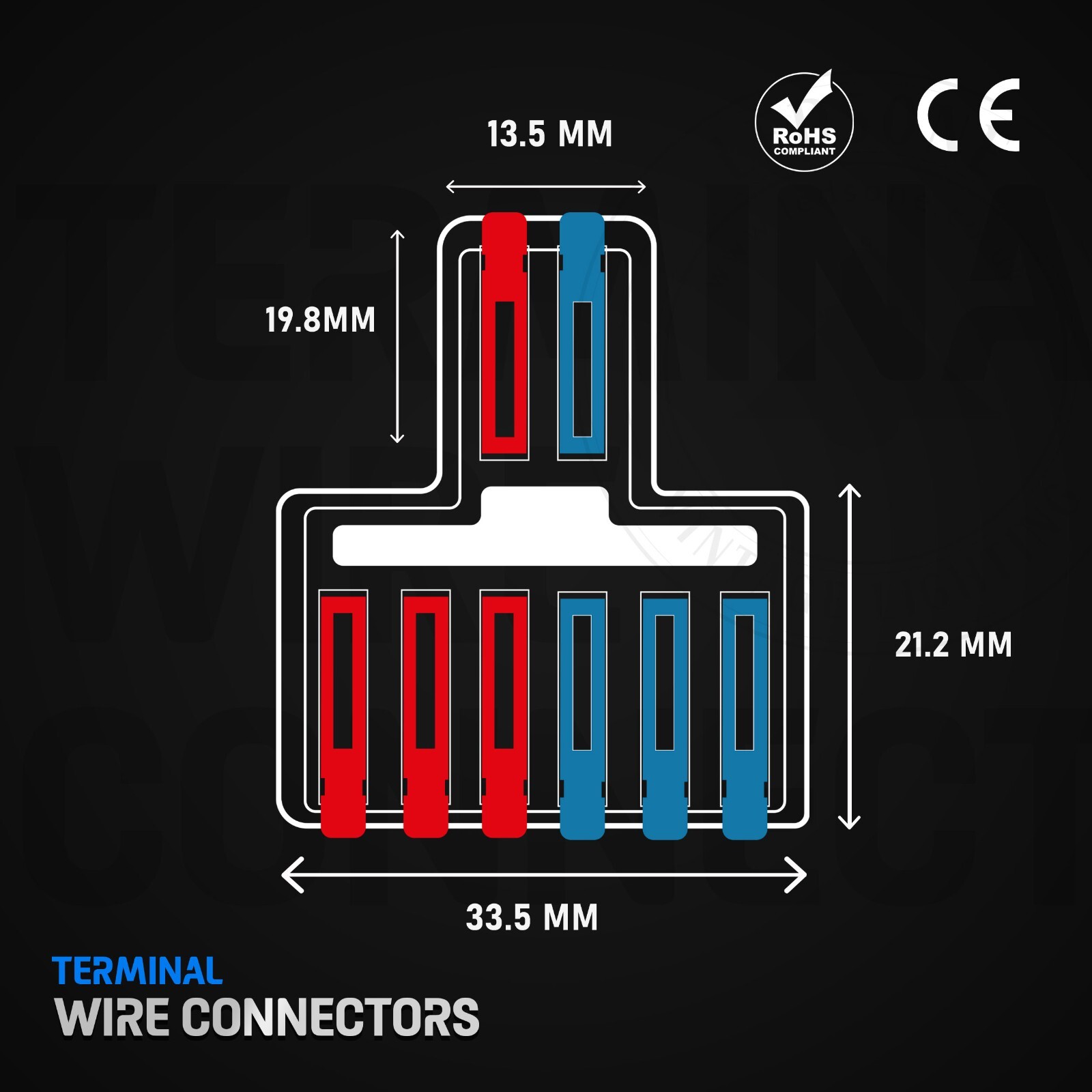 Electrical Cable Connectors Terminal Block 12V 240V Reusable Compact ...
