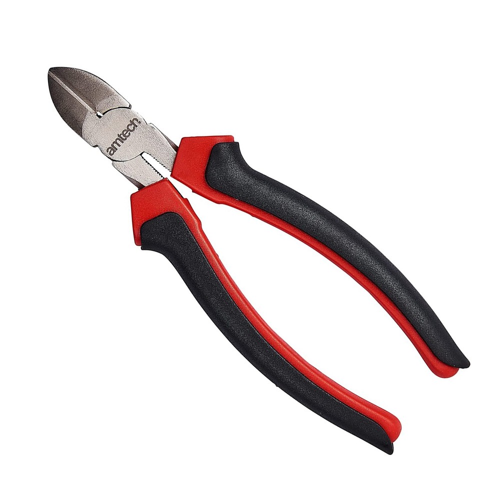 Amtech 8" Side Cutting Pliers 200mm Wire Cutters Diagonal Cable Snips ...