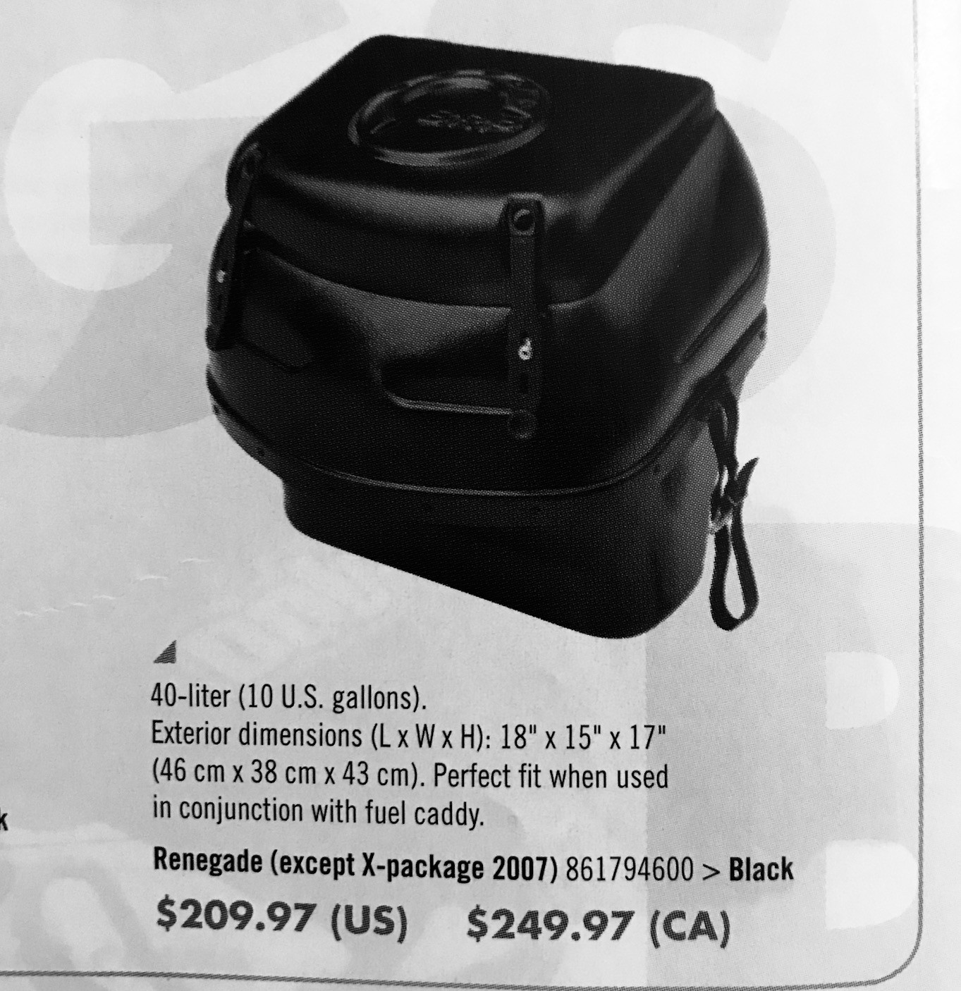 Ski-Doo - 861794600 - CARGO BOX for sale online | eBay