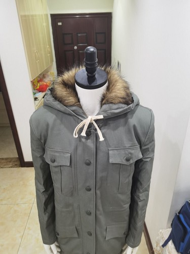 REPRO WW2 GERMAN M43 MOUSE GREY JACKET RABBIT FUR WINTER PARKA GREAT ...