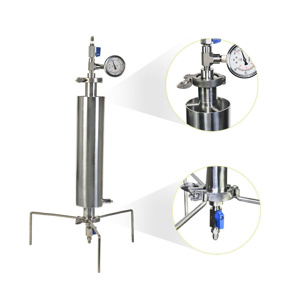 Jacketed Heavy Duty SS304 Plant Oil Extraction Tube Open Blast ...