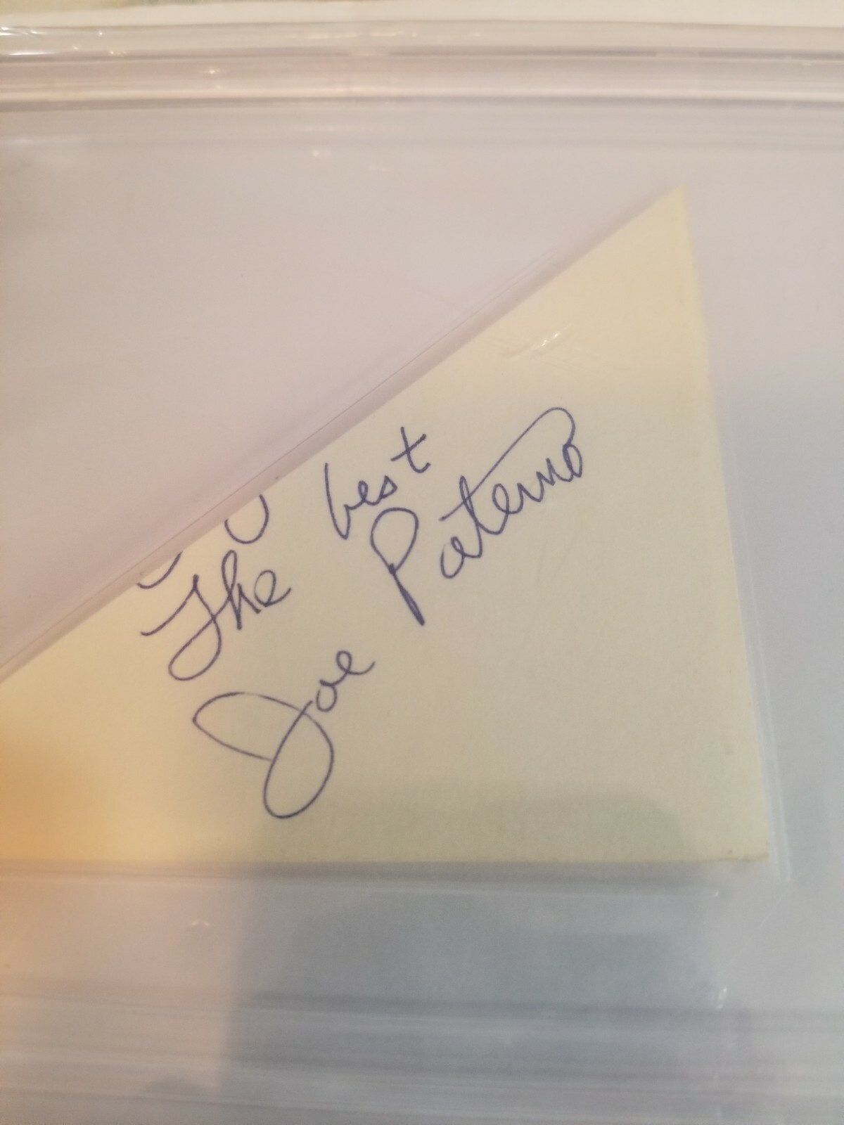 Joe Paterno Autographed Memorabilia | Signed Photo, Jersey ...